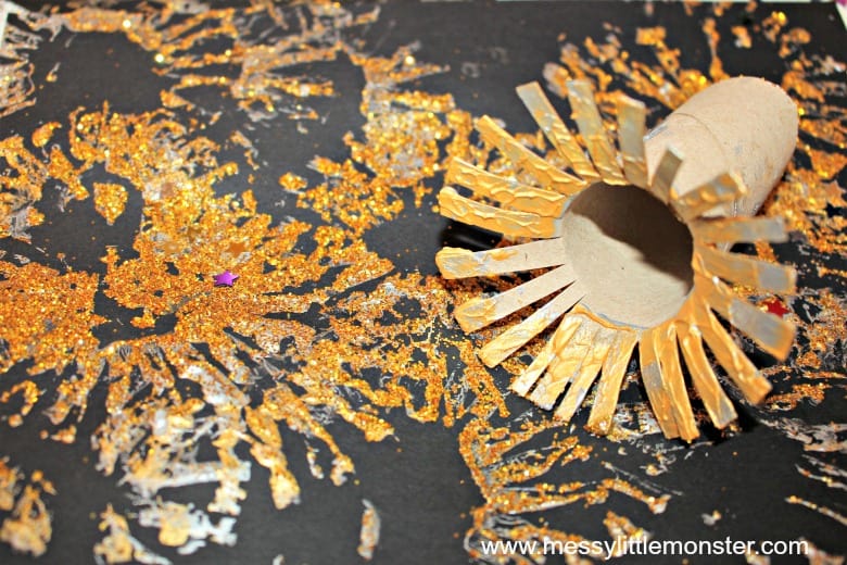 Firework crafts for kids - The Ladybirds' Adventures